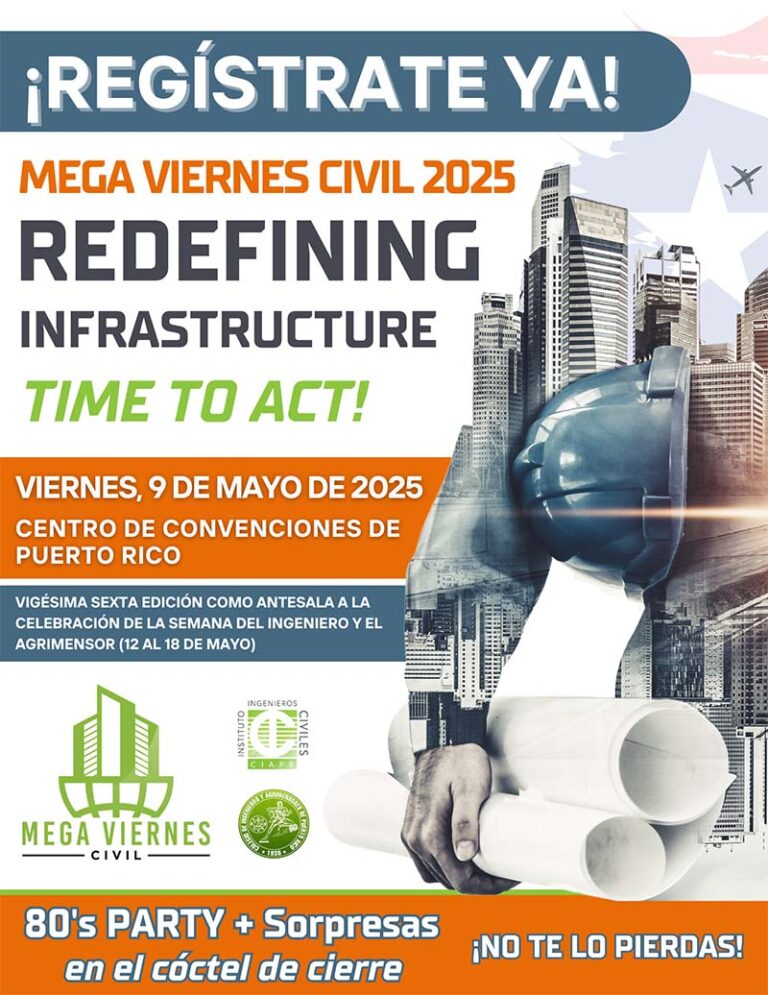 Mega Viernes Civil 2025 – Instituto de Ingenieros Civiles de Puerto Rico